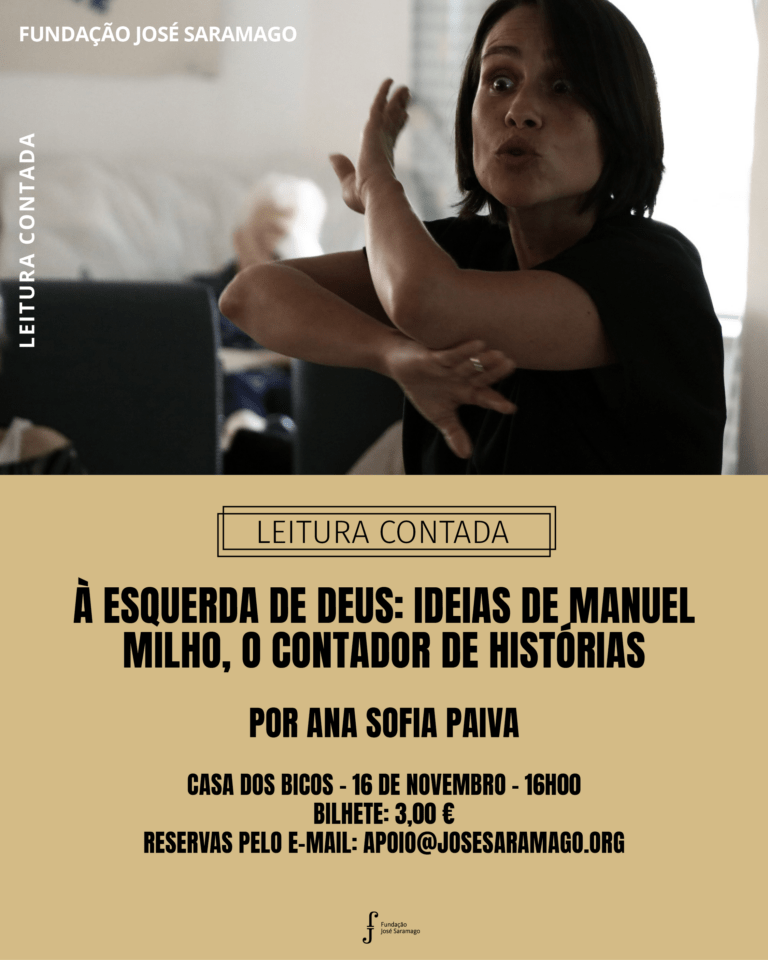 Narrated reading: Ideas by Manuel Milho, by Ana Sofia Paiva - José ...